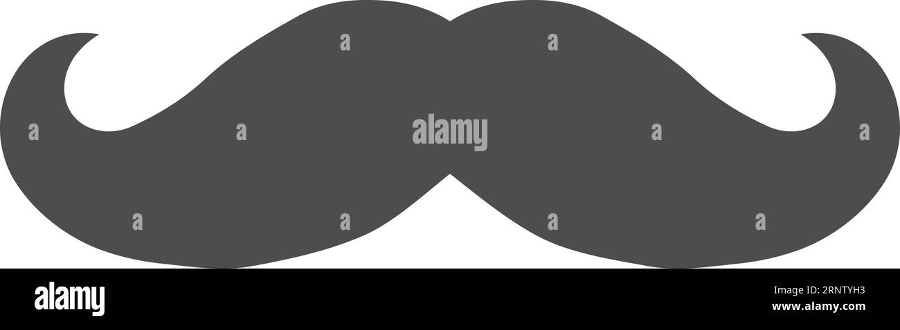 Moustaches icon Black and White Stock Photos & Images - Alamy