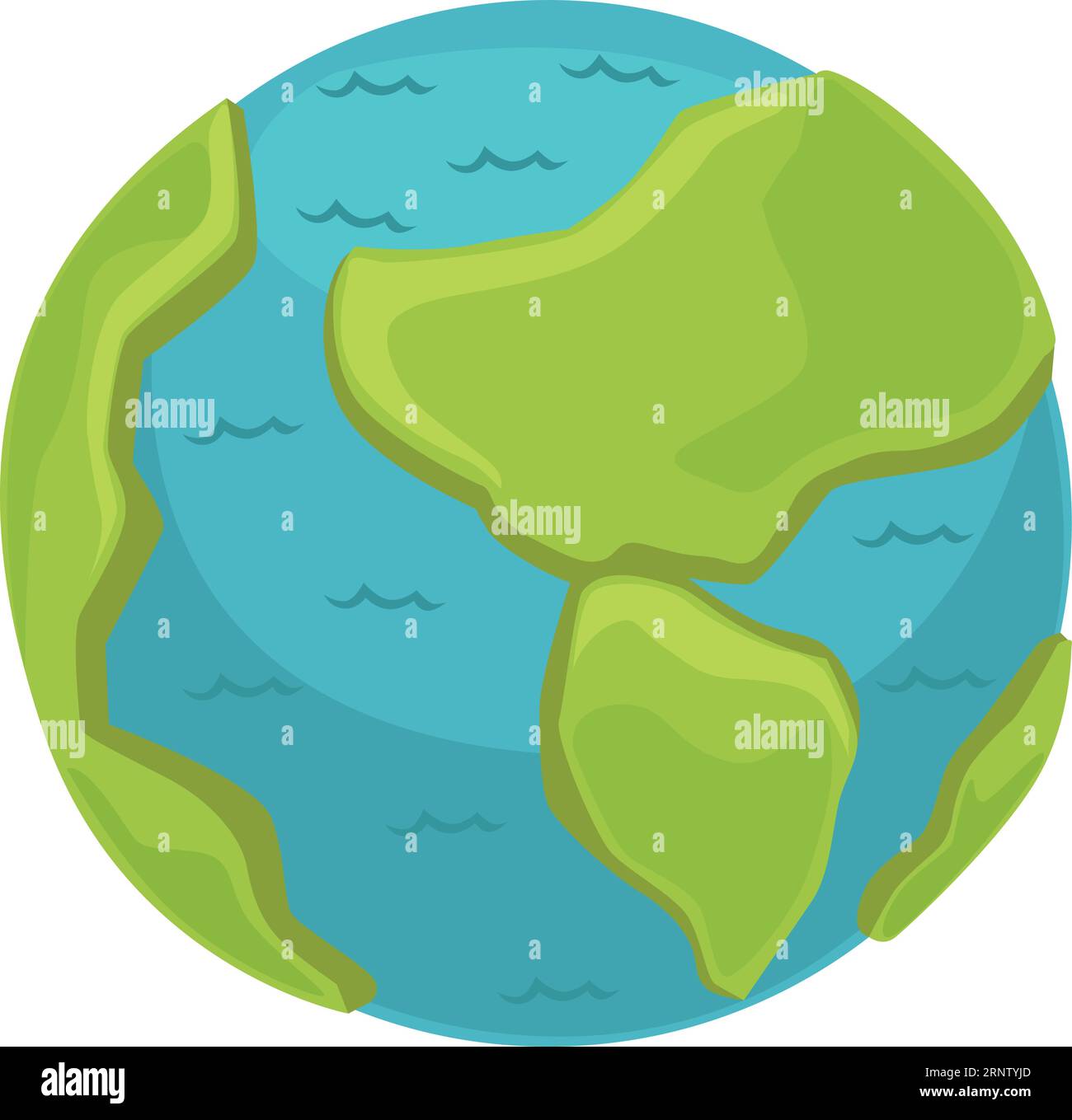 Planet earth icon. Cartoon world. Global symbol Stock Vector Image ...