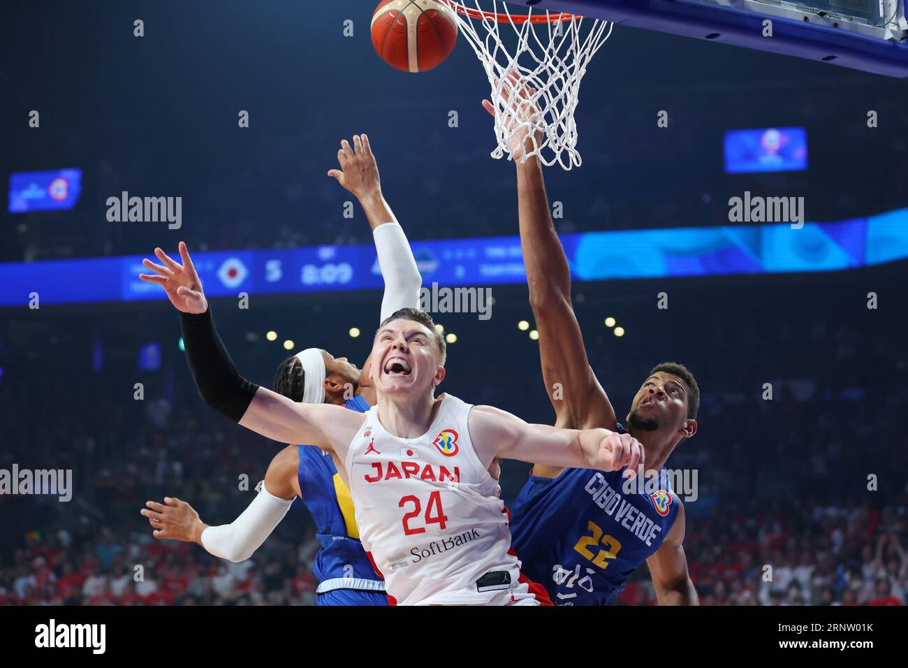 Okinawa Arena, Okinawa, Japan. 2nd Sep, 2023. (L to R) Josh Hawkinson ...