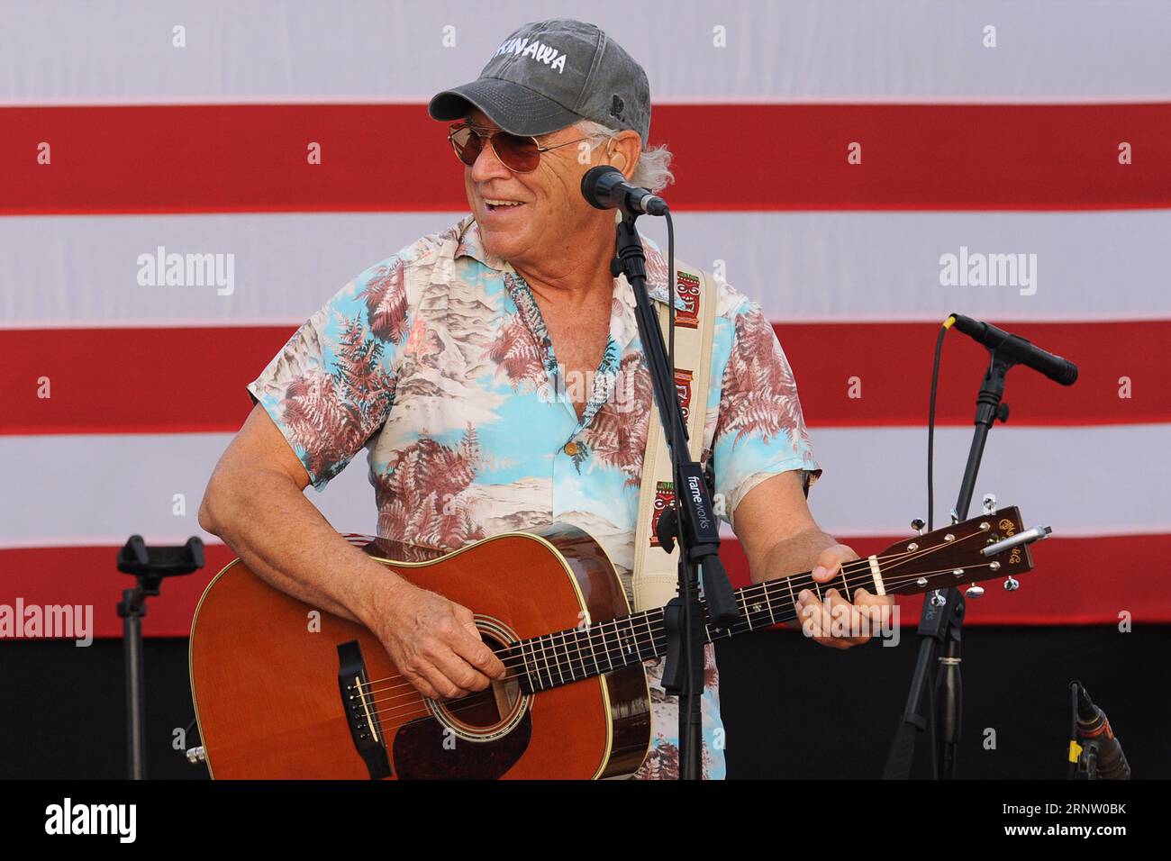 Singer-songwriter Jimmy Buffett performs at the Get Out The Vote ...
