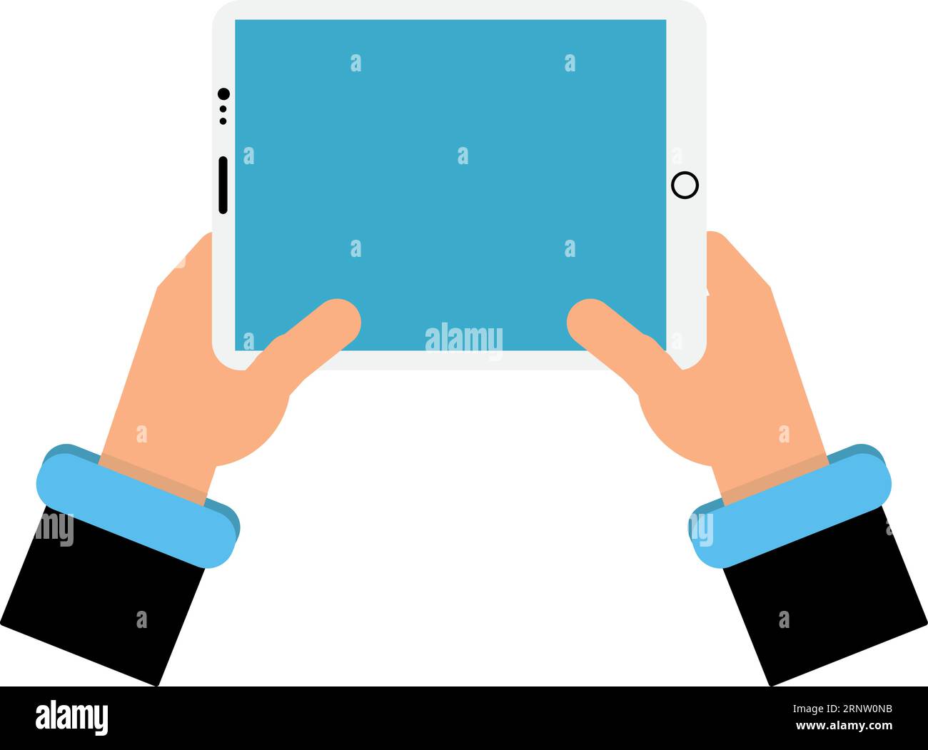 Screen navigation app blank Stock Vector Images - Alamy