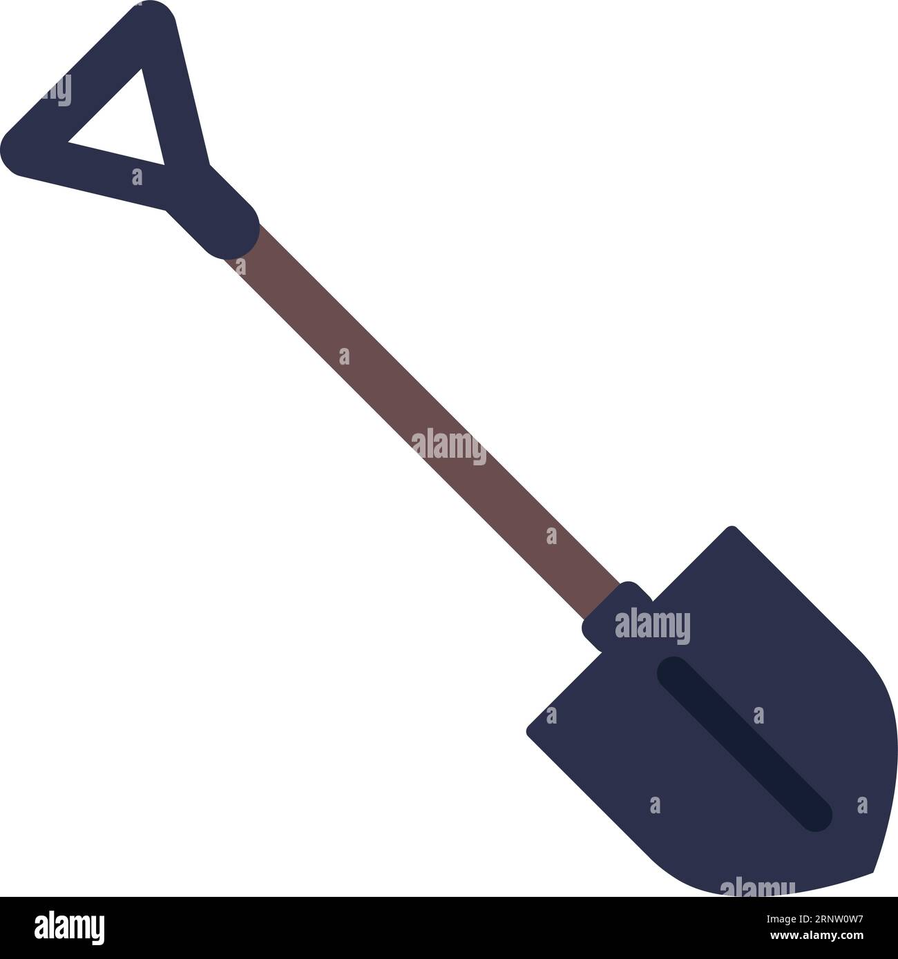 Garden shovel color icon. Metal spade symbol Stock Vector Image & Art ...