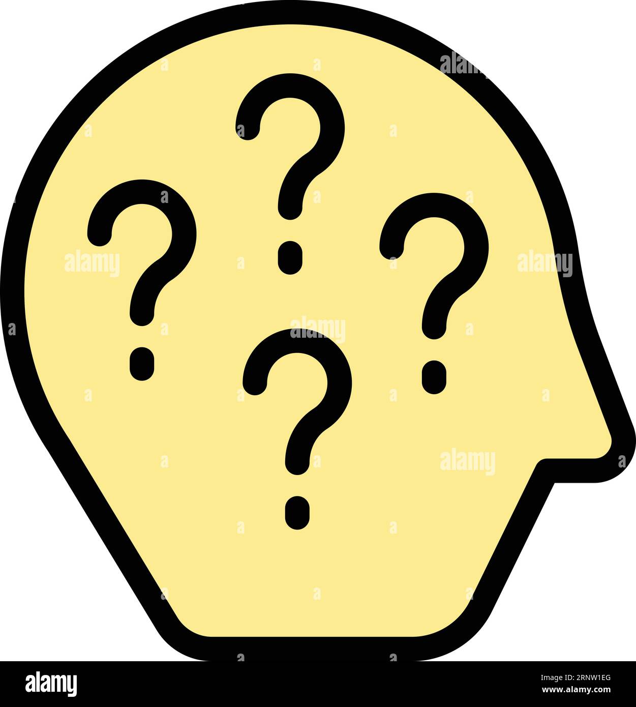 Learn question icon outline vector. Child education. Disabled classroom ...