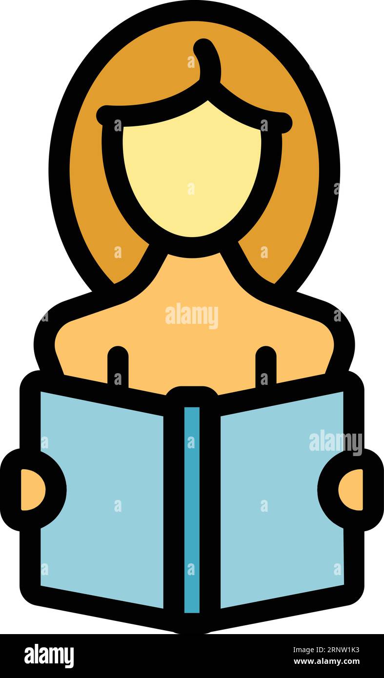 Learning disability icon outline vector. School education. Child ...