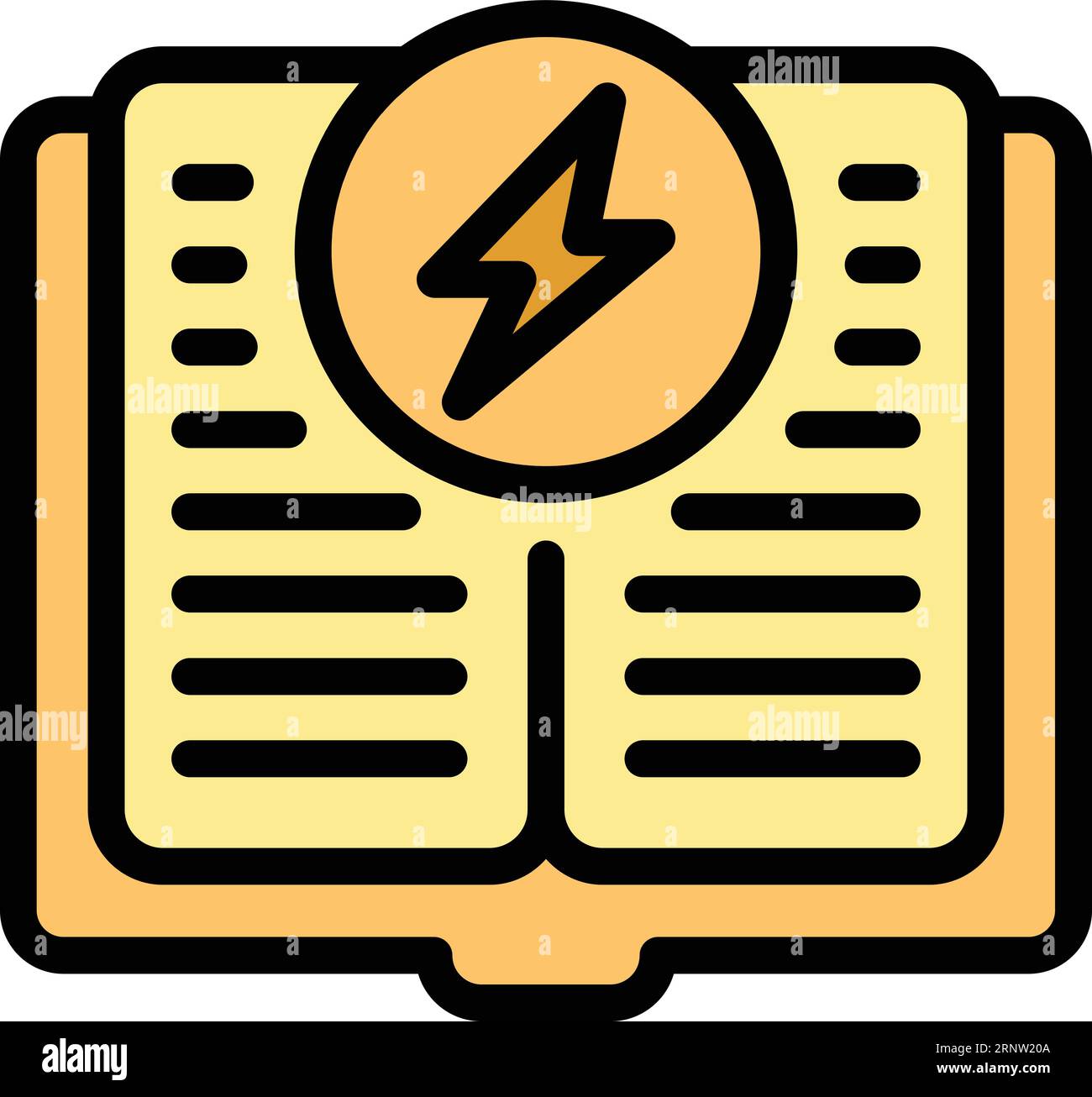 Learning book icon outline vector. School education. Kid learn color ...