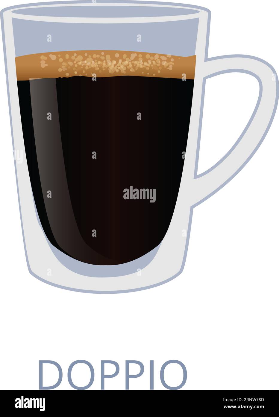 Double cup Stock Vector Images - Alamy