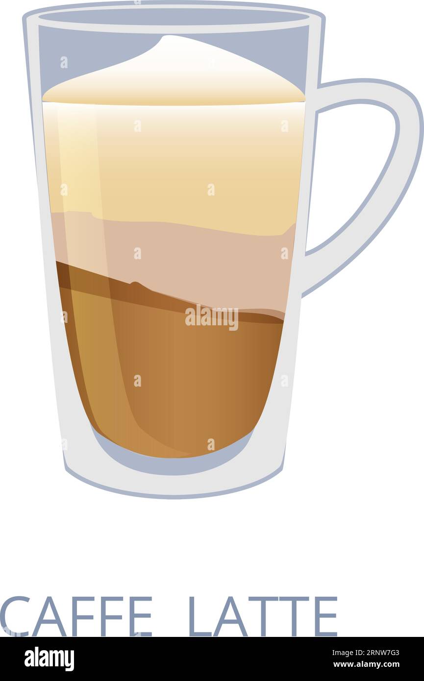 Cream coffee pouring Stock Vector Images - Alamy
