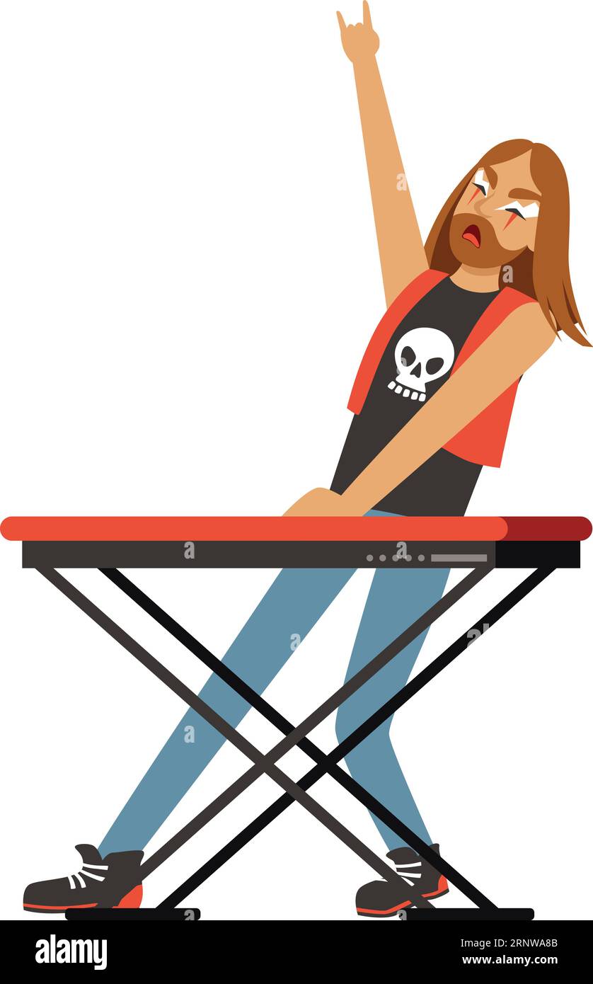 Rockstar guitar concert Cut Out Stock Images & Pictures - Alamy