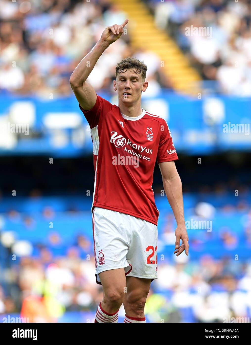 London, UK. 2nd Sep, 2023. Ryan Yates of Nottingham Forest during the ...