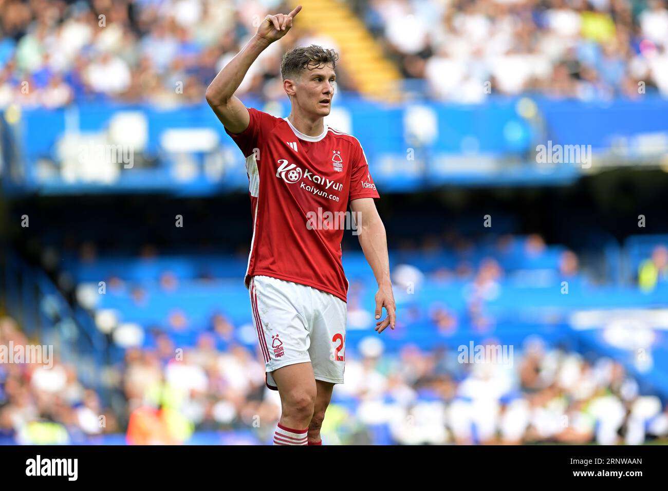 London, UK. 2nd Sep, 2023. Ryan Yates of Nottingham Forest during the ...