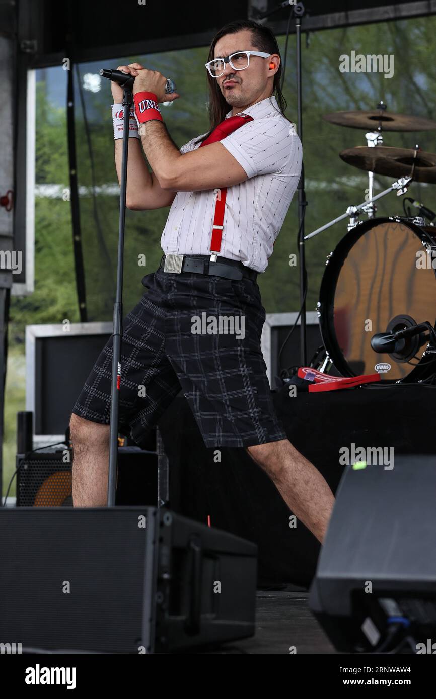 Las Vegas, NV, USA. 02nd Sep, 2023. The lead singer of the The ...