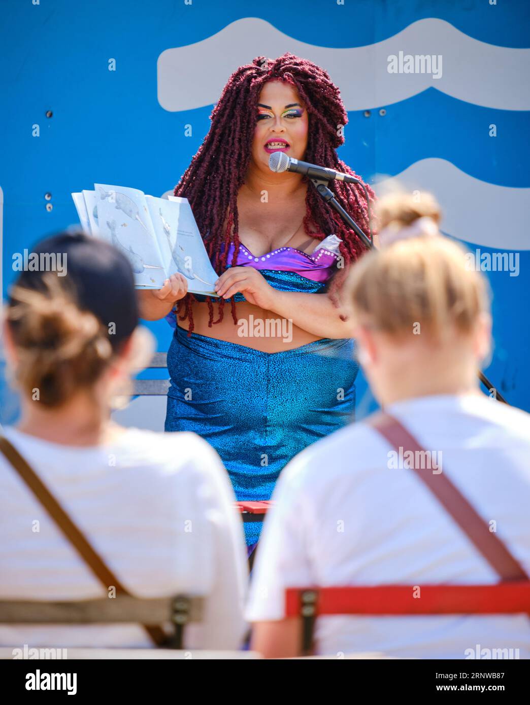 Local Drag Queen Elle Noir doing story time part of Drag Show ... Local Drag Queen Elle Noir doing story time part of Drag Show ...