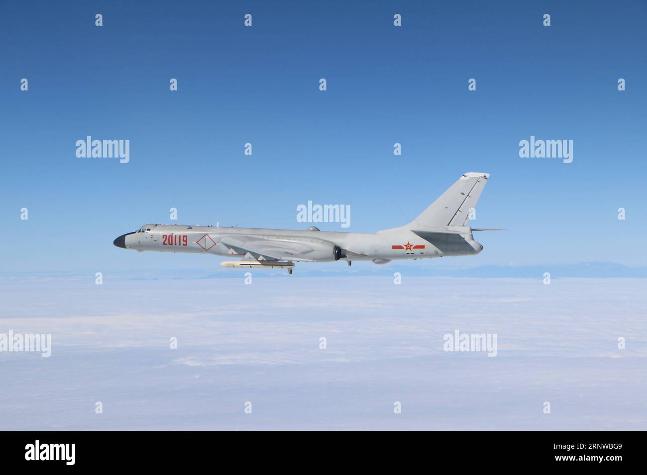 (171212) -- BEIJING, Dec. 12, 2017 -- An aircraft of Chinese air force ...