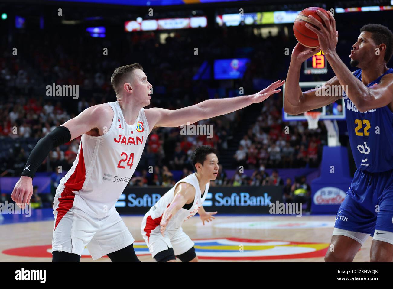 Okinawa Arena, Okinawa, Japan. 2nd Sep, 2023. (L to R) Josh Hawkinson ...