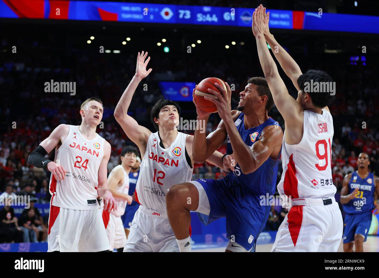 Okinawa Arena, Okinawa, Japan. 2nd Sep, 2023. (L to R) Josh Hawkinson ...