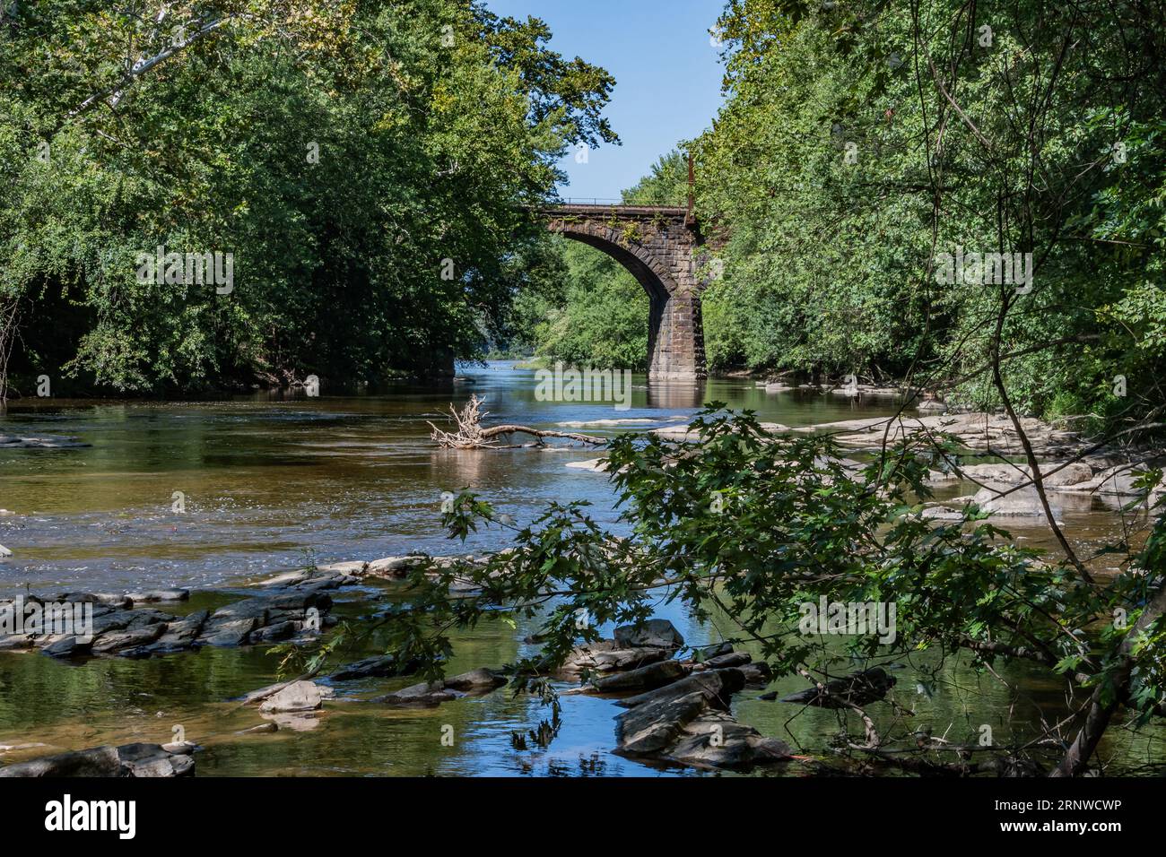 The Codorus Creek as it Enters the Susquehanna River, Pennsylvania USA ...
