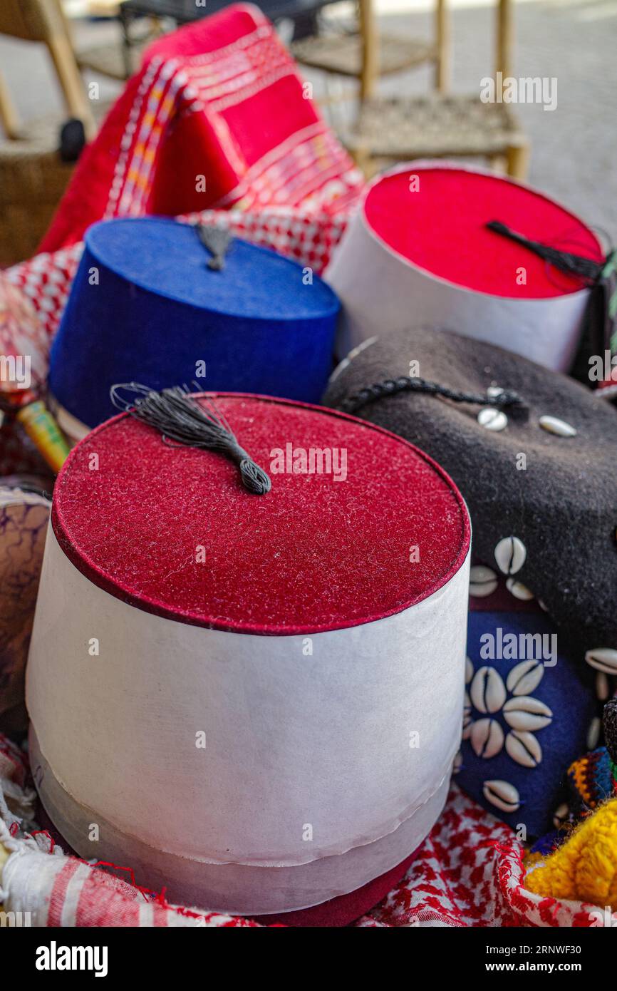 Traditional moroccan hats hi-res stock photography and images - Alamy