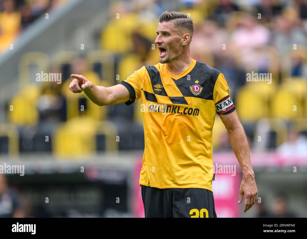 Dresden, Germany. 02nd Sep, 2023. Soccer: 3rd league, SG Dynamo Dresden ...