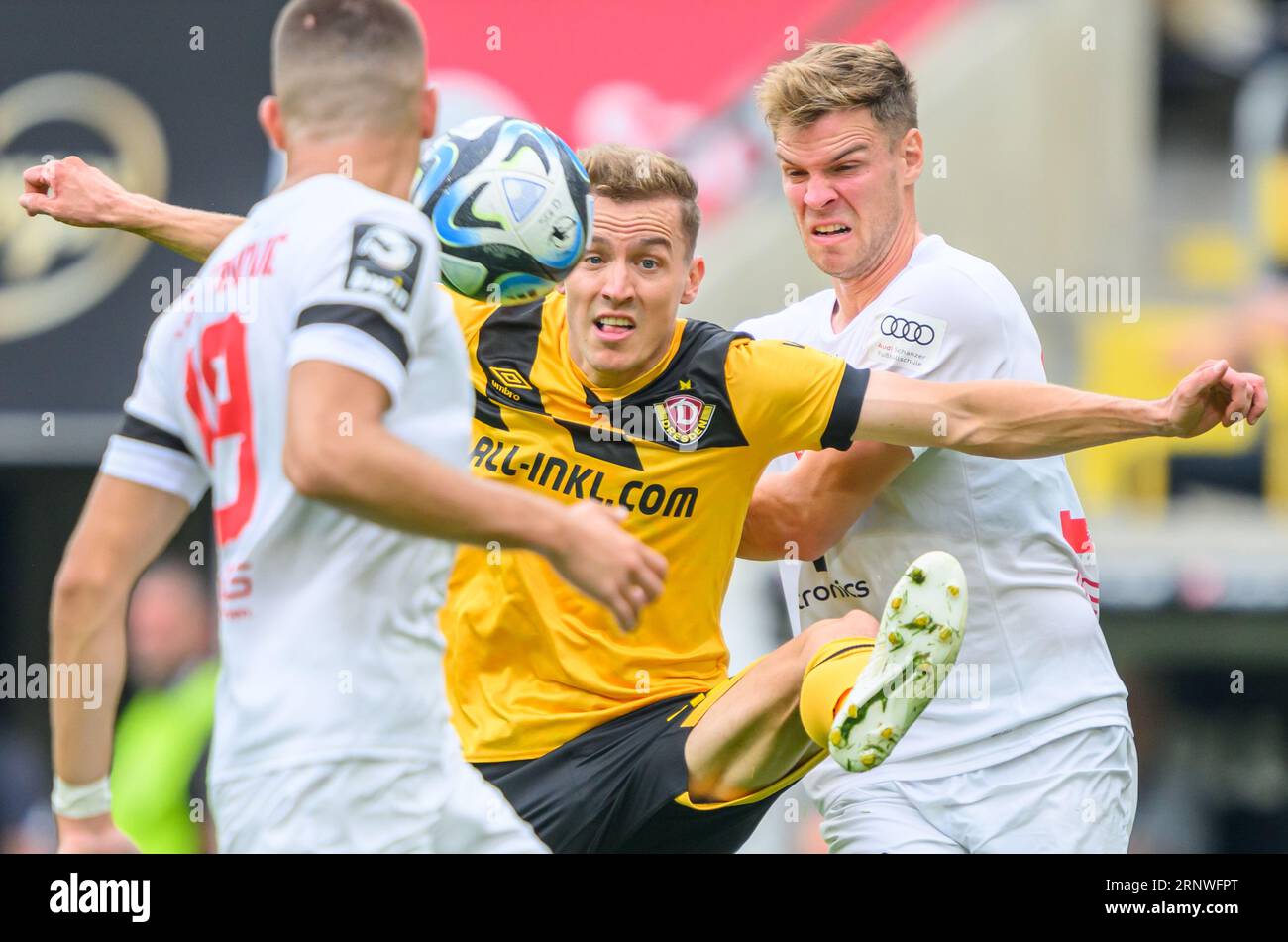 Dresden, Germany. 02nd Sep, 2023. Soccer: 3rd league, SG Dynamo Dresden ...