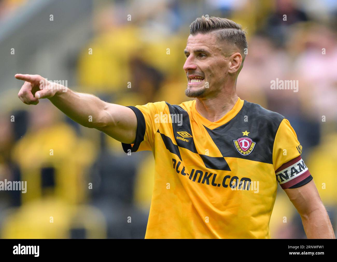 Dresden, Germany. 02nd Sep, 2023. Soccer: 3rd league, SG Dynamo Dresden ...