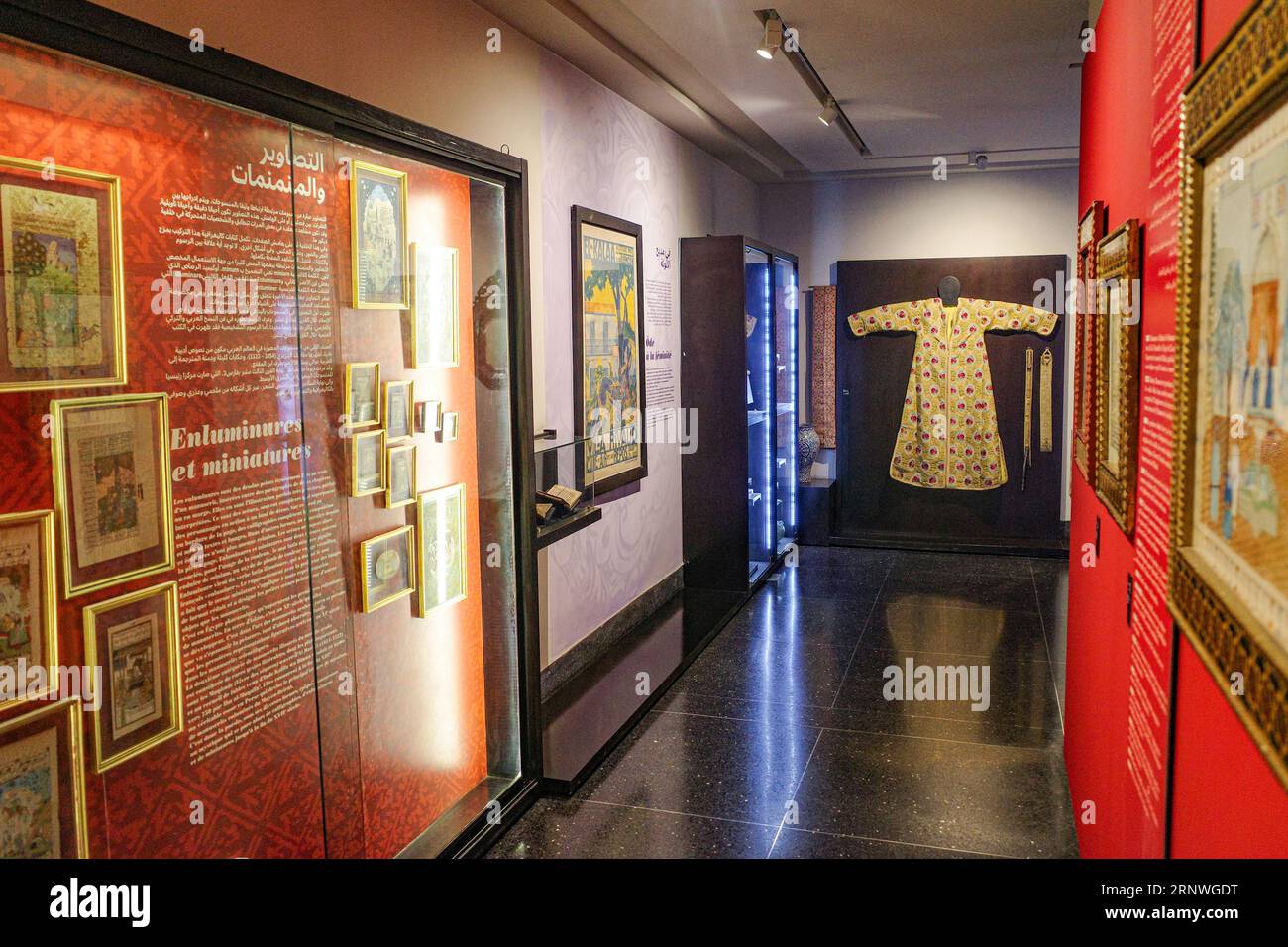 Casablanca, Morocco - Feb 9, 2023: Artwork on display in the ...