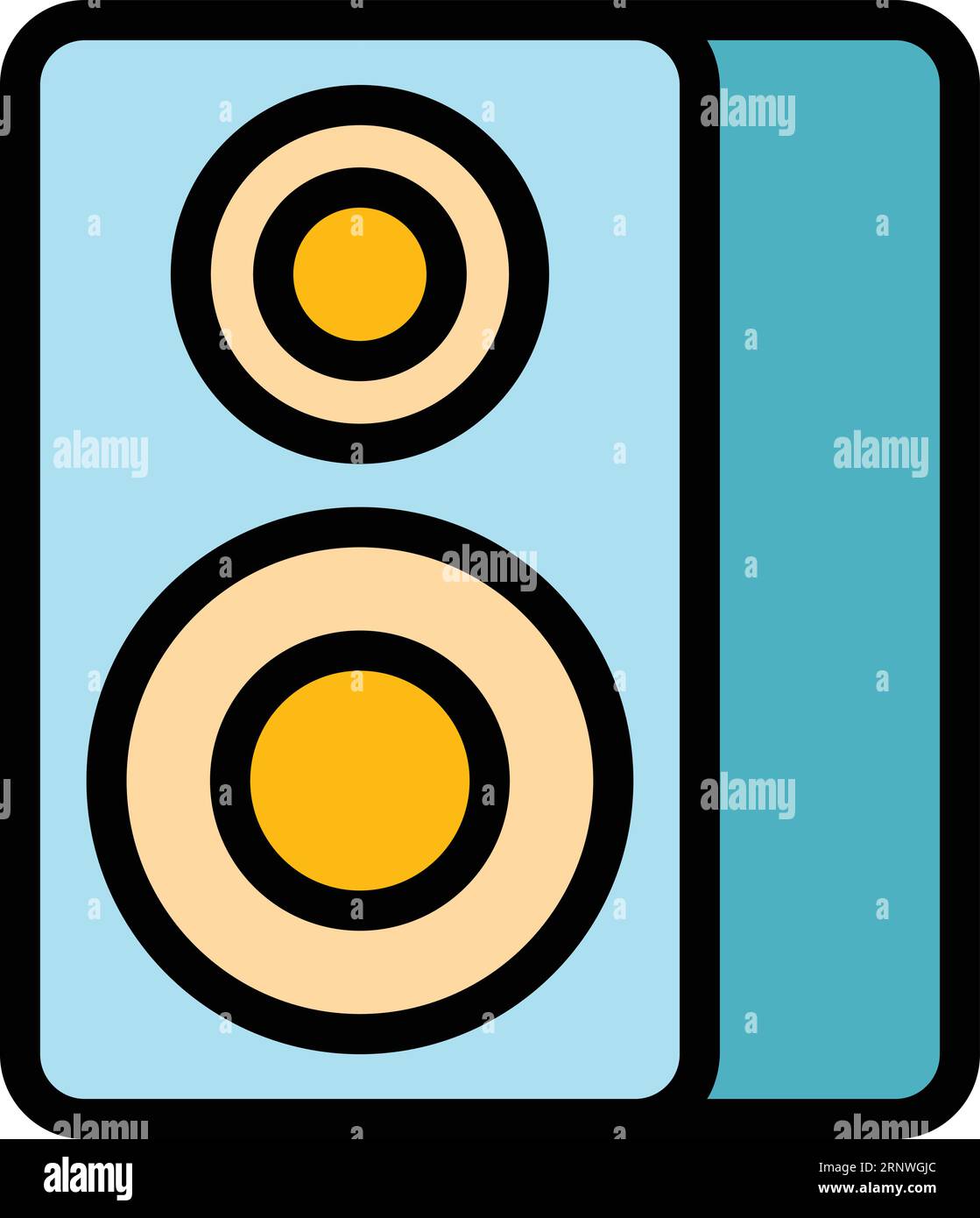 Drive in movie speaker hi-res stock photography and images - Alamy