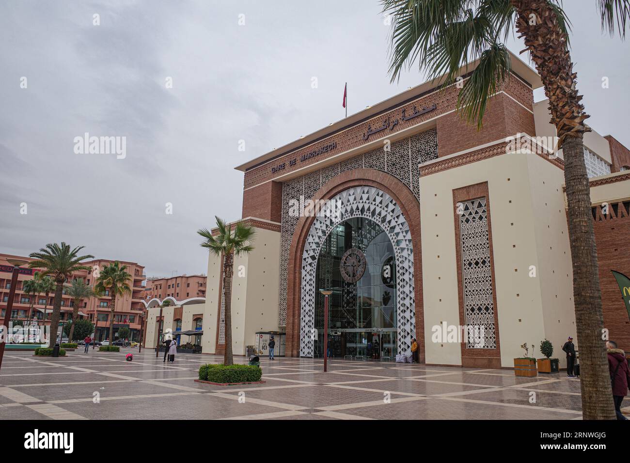 Marrakech, Morocco - Feb 9, 2023: Gare de Marrakech, Marrakech central ...