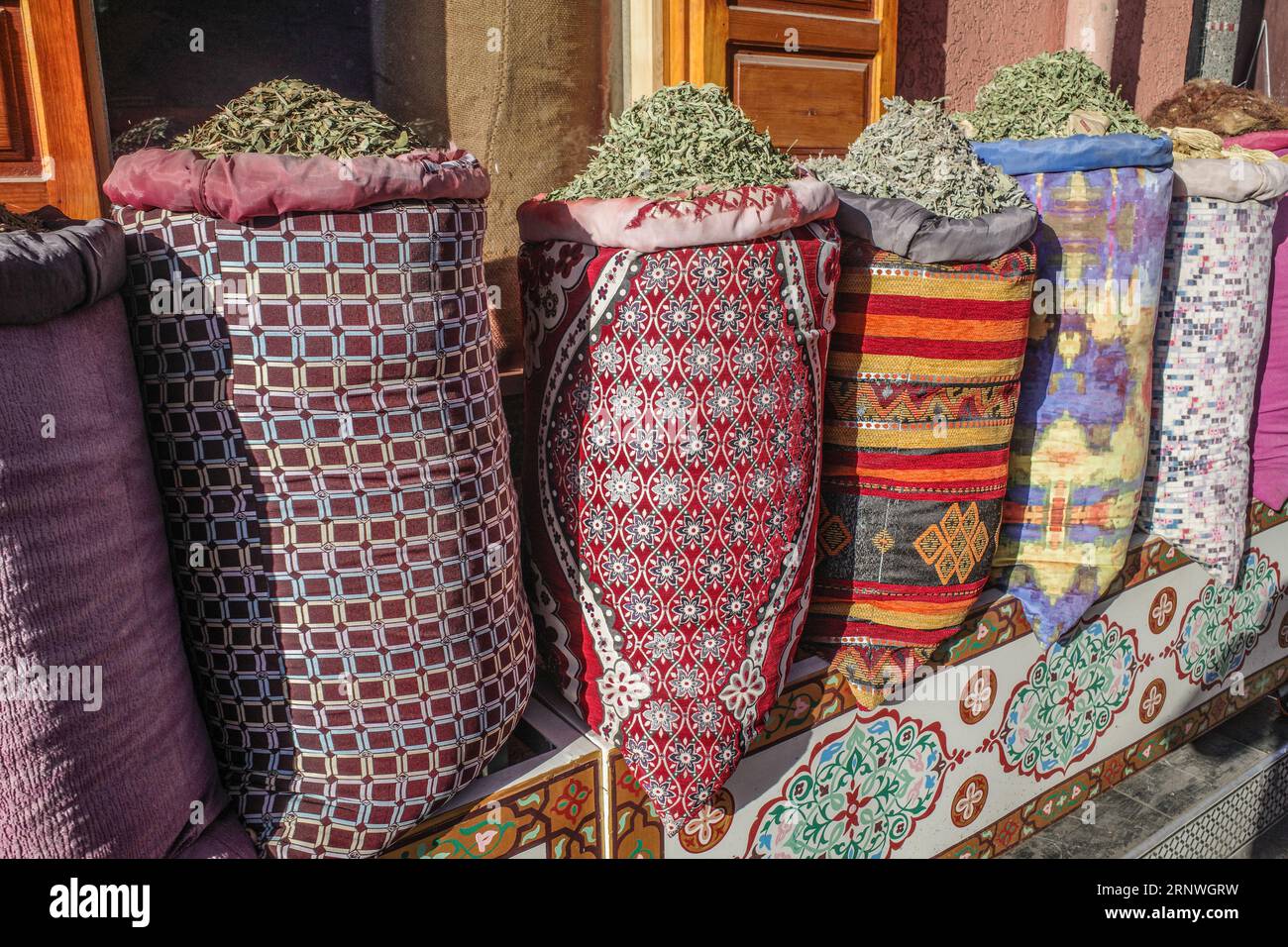 Marrakech, Morroco - Fresh produce on sale in the Marrakech Medina ...