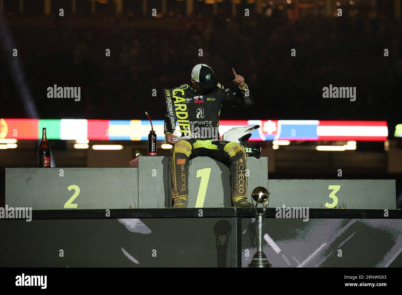 Cardiff, UK. 02nd Sep, 2023. Martin Vaculik of Slovakia wins the ...