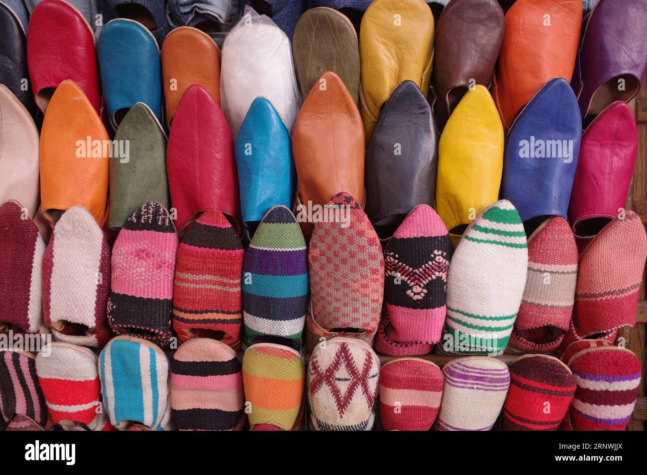 Marrakech souk slipper hi-res stock photography and images - Alamy