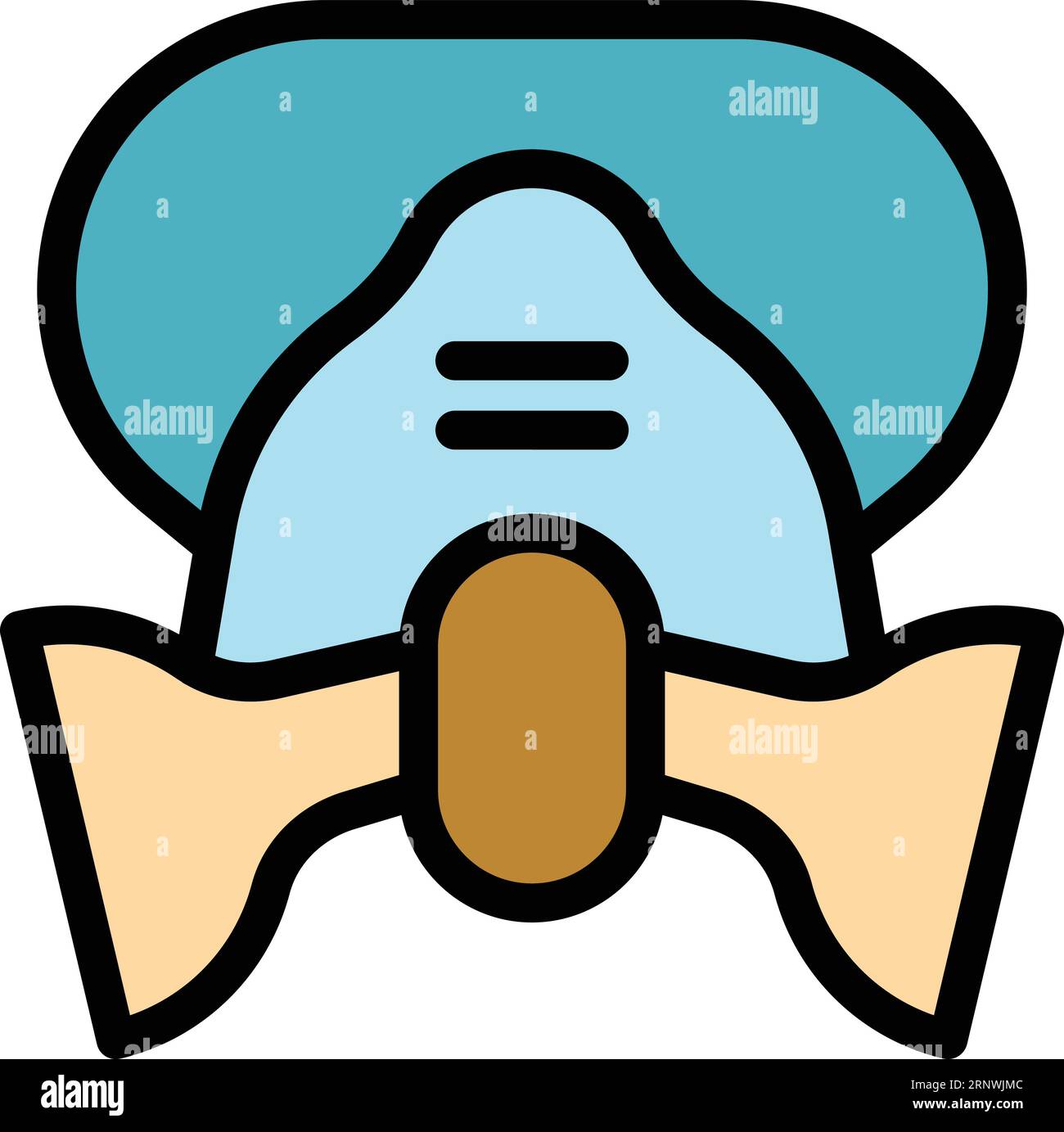 Painter gas mask icon outline vector. Car spray. Auto service color ...