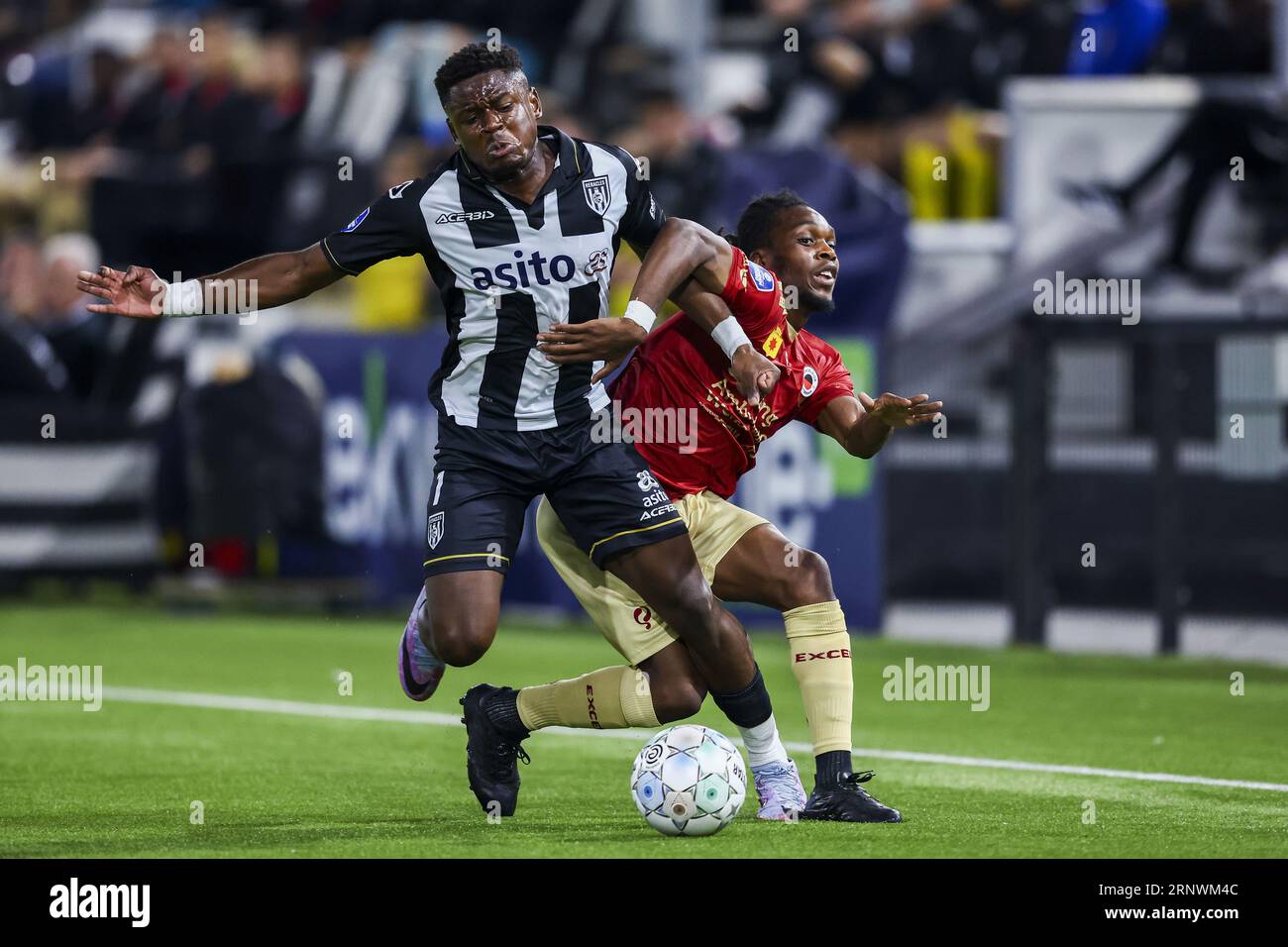ALMELO - Bryan Limbombe of Heracles Almelo, Arthur Zagre of Excelsior ...