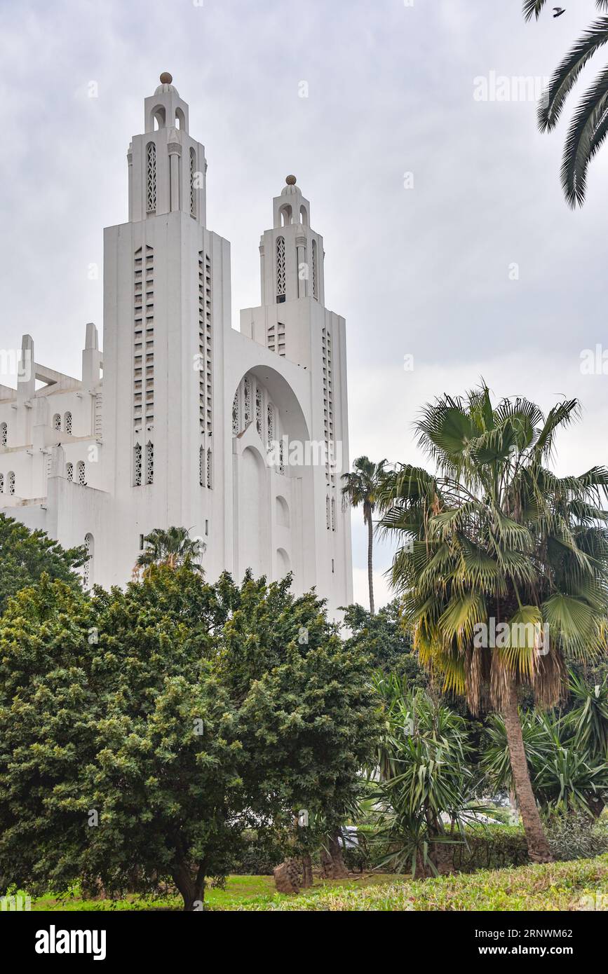 Casablanca, Morocco - Feb 7, 2023: Sacre Coeur Cathedral, The former ...