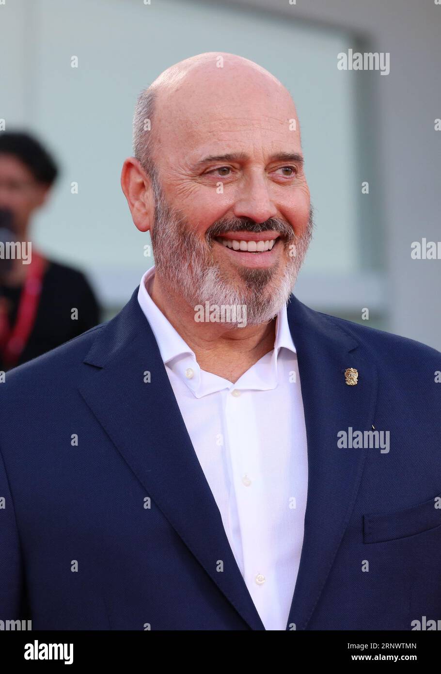 Venice, Italy, 2nd September, 2023. Mark Bridges arriving on the red carpet for the film Maestro ...