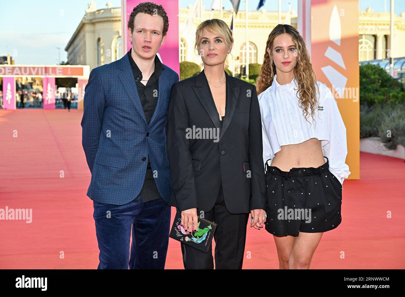 Deauville, France. 02nd Sep, 2023. Noe Boon, Judith Godreche, Tess ...