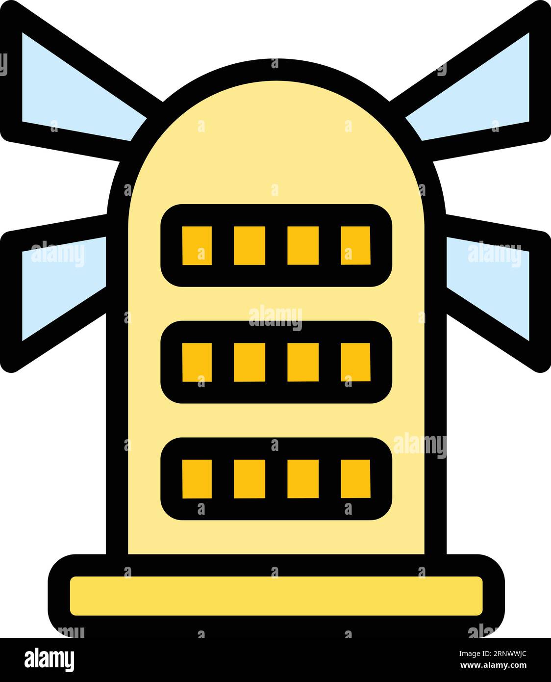 Krakow icon outline vector. Poland city. City map color flat Stock ...