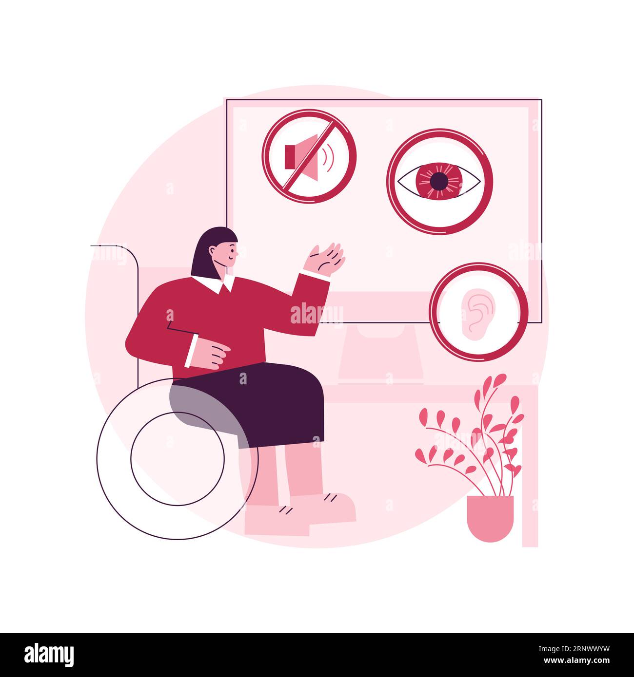Web accessibility program abstract concept vector illustration ...