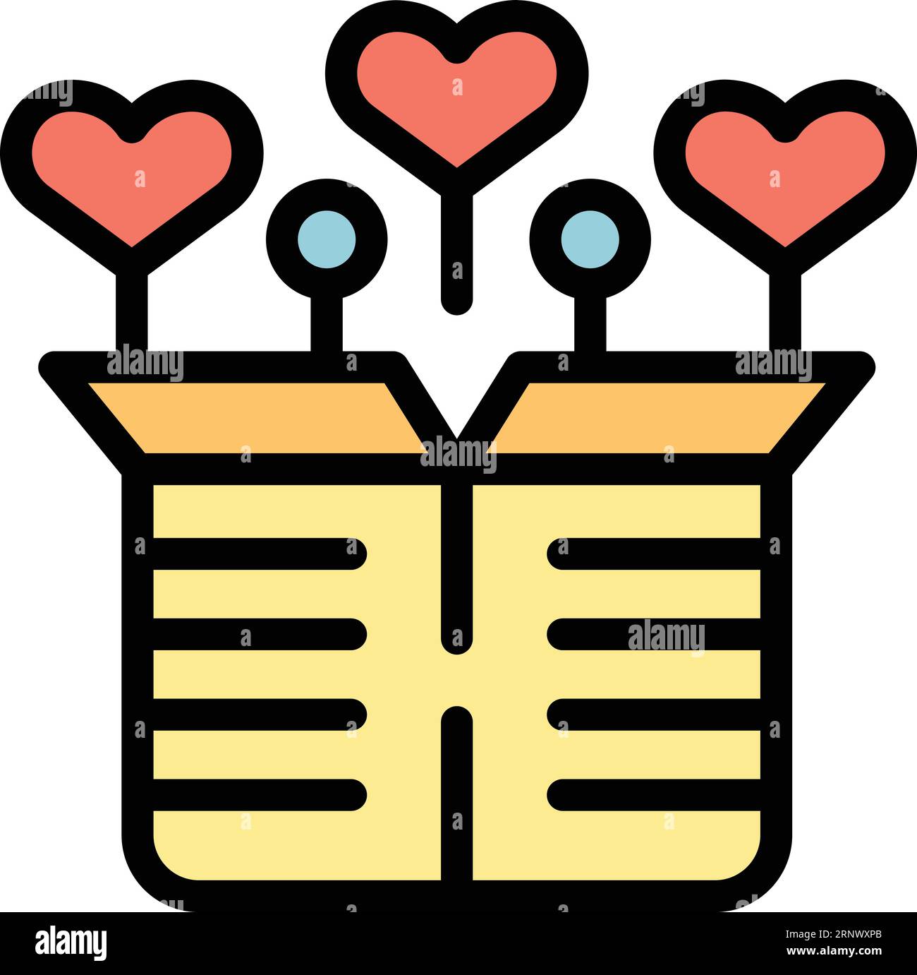 Human sugar icon outline vector. Person fun. Effect activity color flat ...