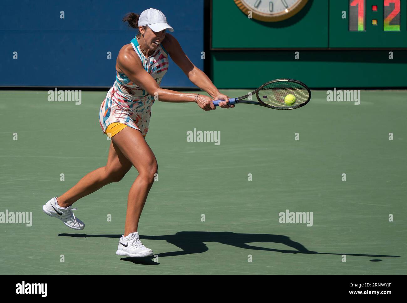Sept. 2, 2023, New York, NY: Madison Keys (USA) in action during her ...