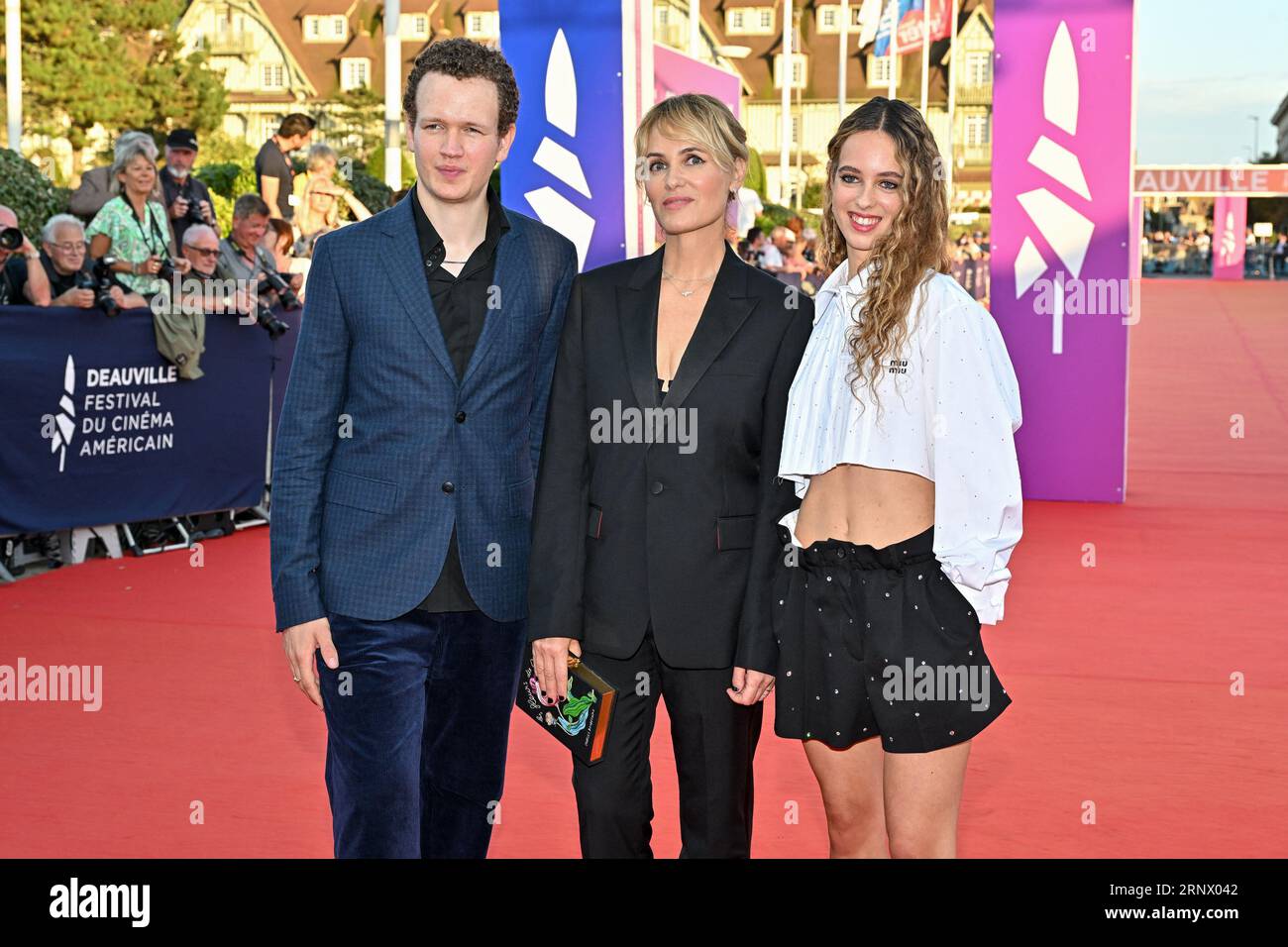 Deauville, France. 02nd Sep, 2023. Noe Boon, Judith Godreche, Tess ...