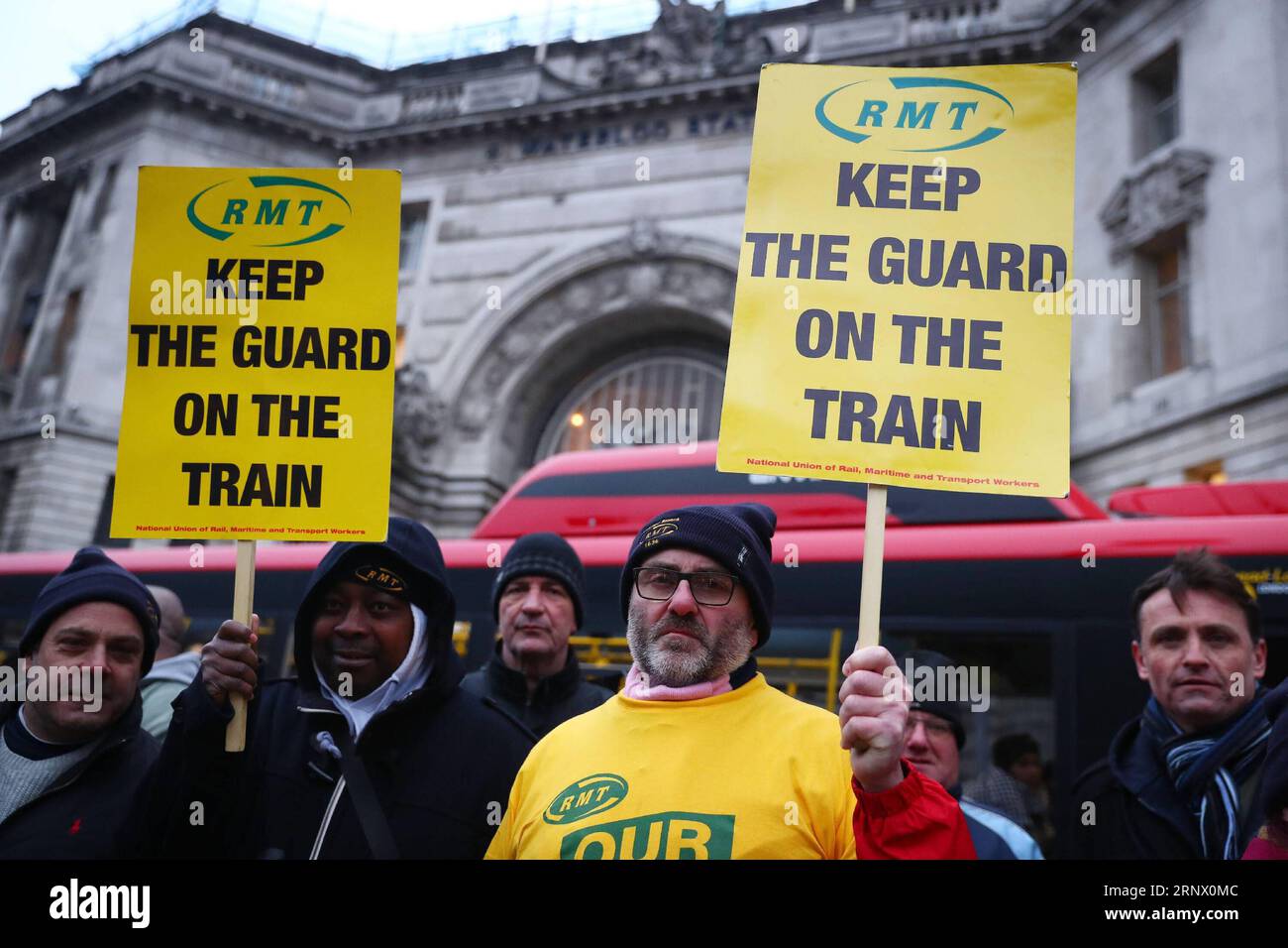 Northern rail guards strike hi-res stock photography and images - Alamy
