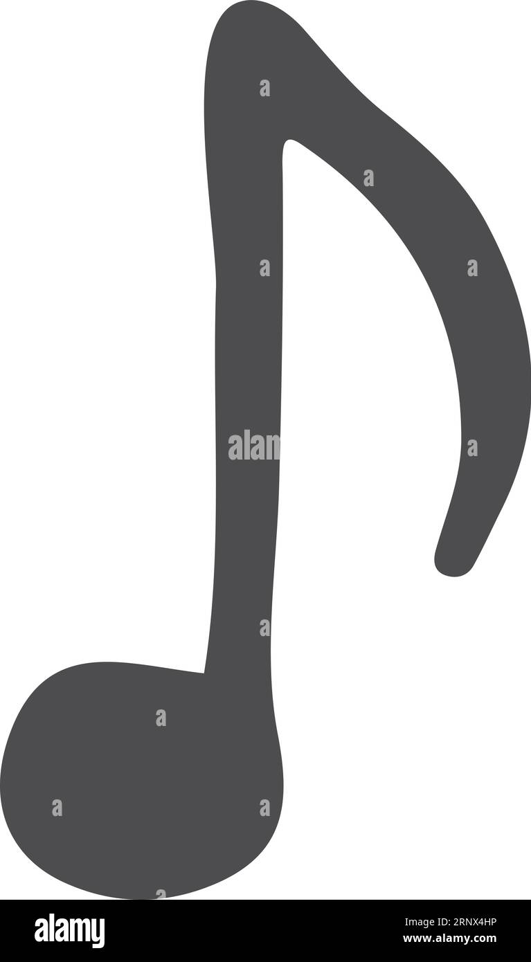 Music note icon. Sound symbol. Melody sign Stock Vector Image & Art - Alamy