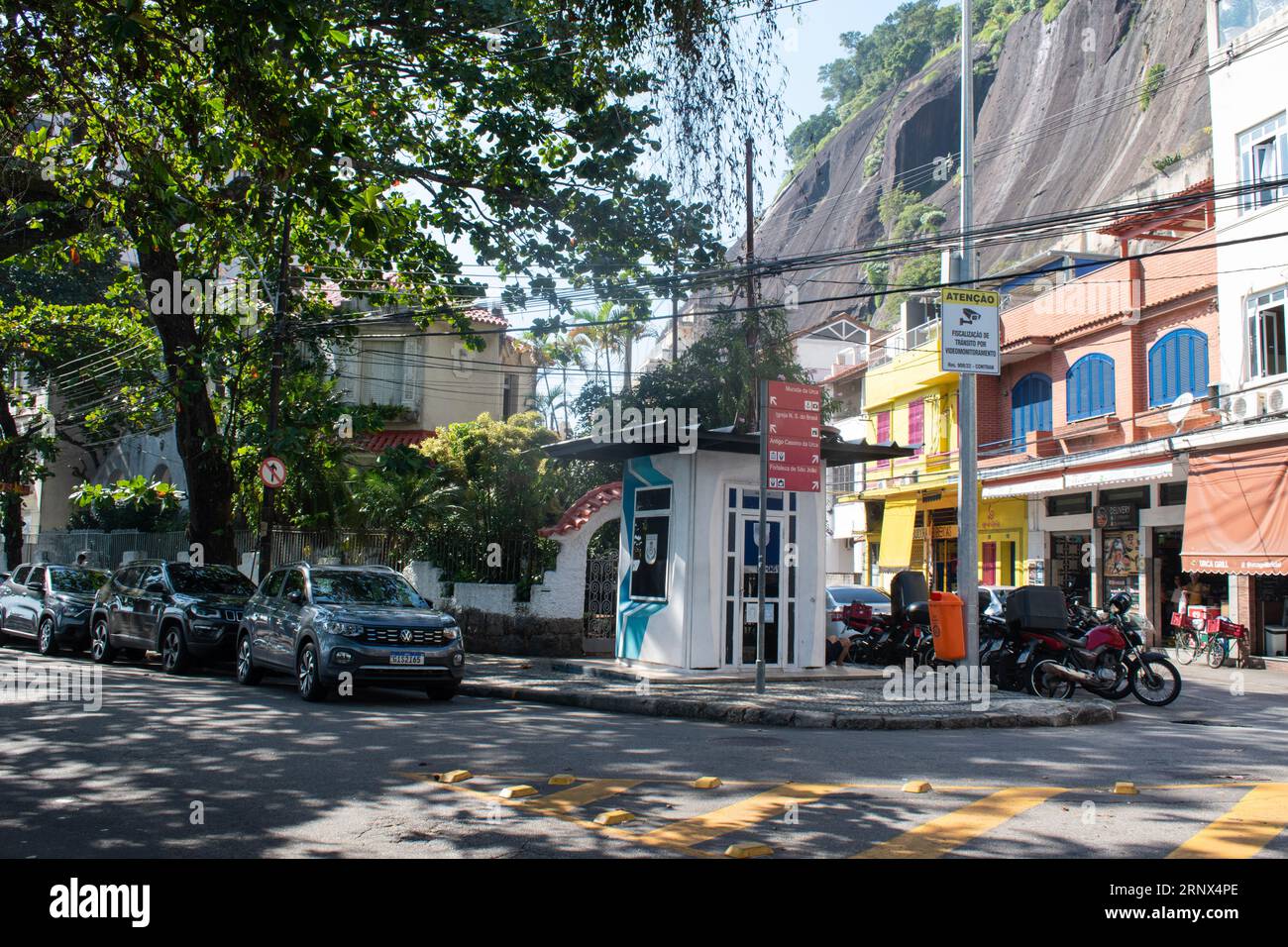 Rio de Janeiro, Brazil, South America: streets and architecture of Urca ...