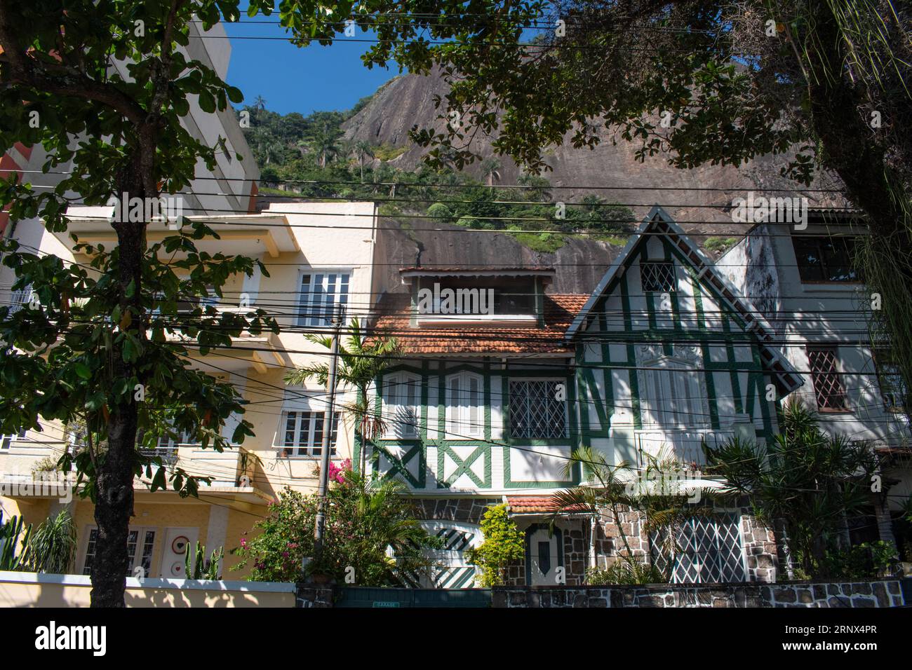 Rio de Janeiro, Brazil, South America: streets and architecture of Urca ...