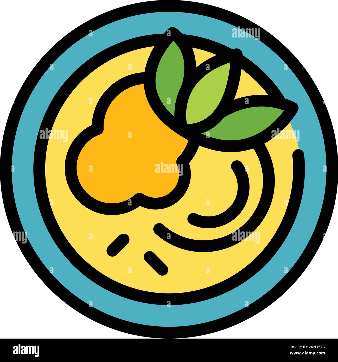 Greek food icon outline vector. Ancient temple. Palace city color flat ...