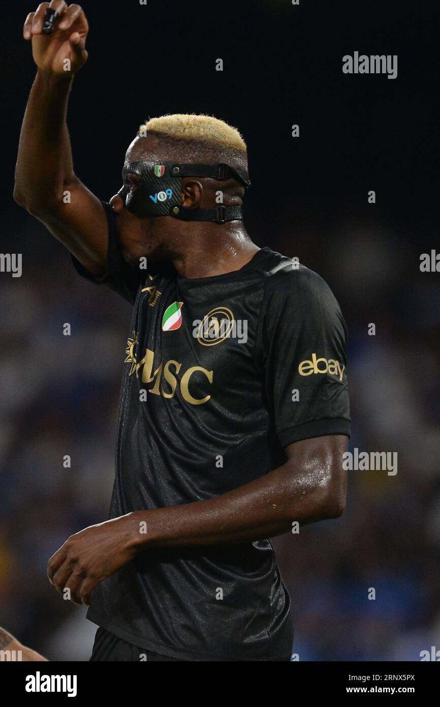 Naples, Italy. 02nd Sep, 2023. Victor Osimen of SSC Napoli during Serie ...