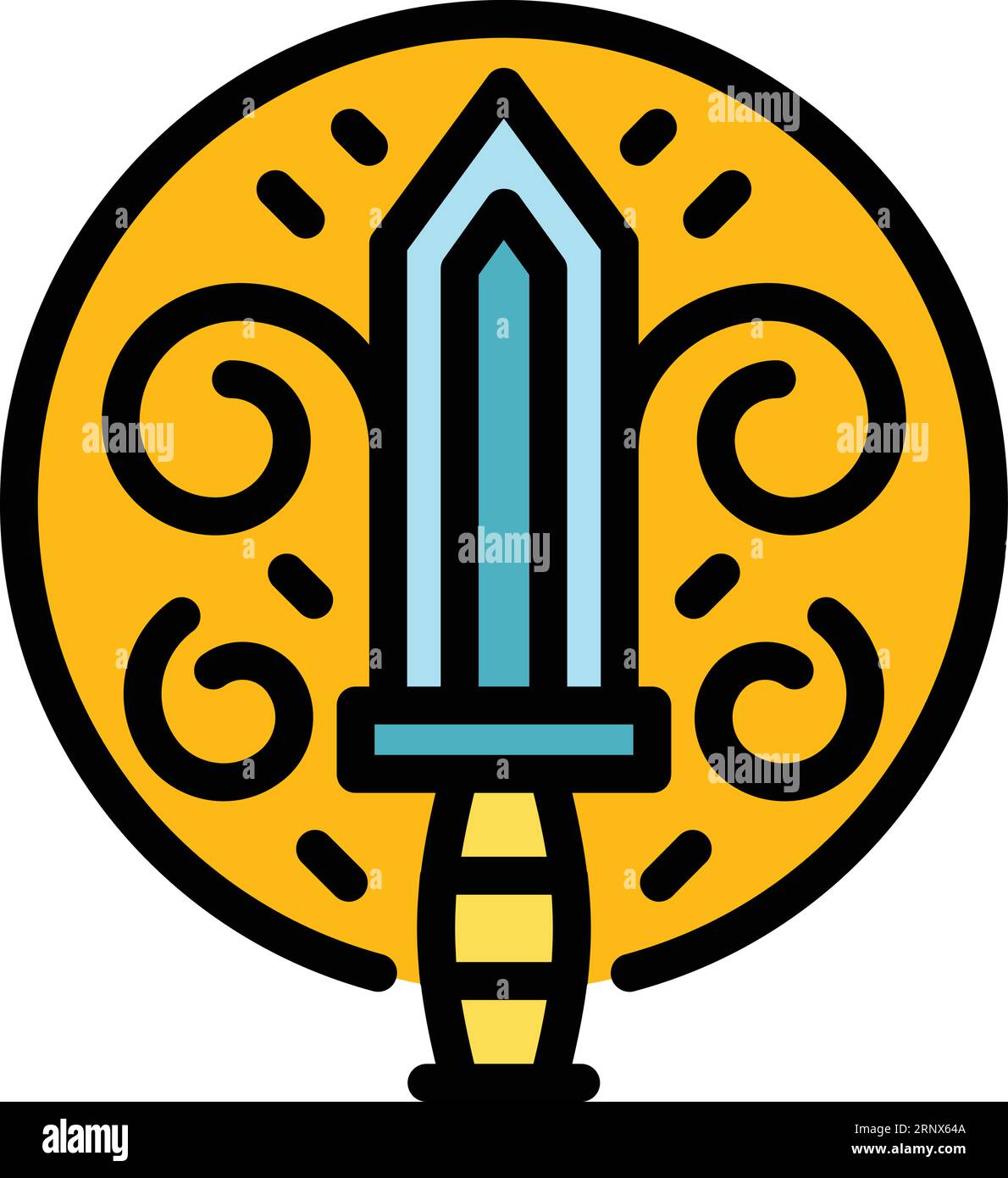 Greek shield icon outline vector. Rome palace. Ancient temple color ...