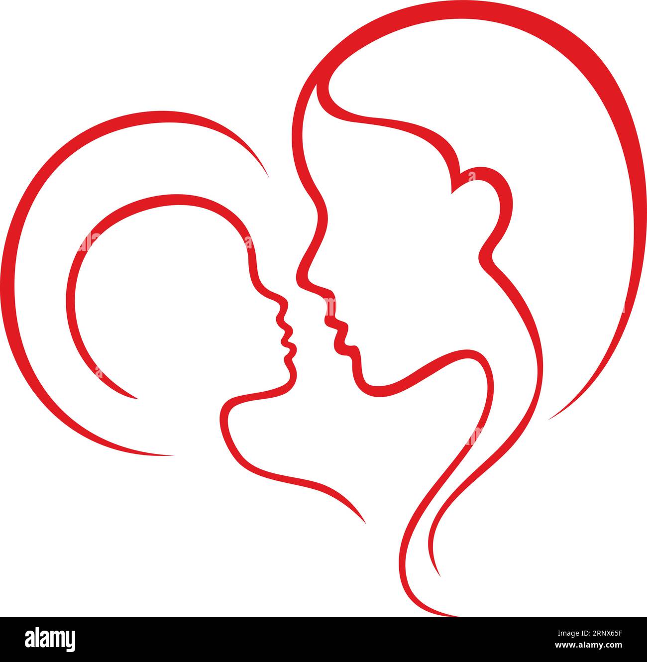 Parent child care Stock Vector Images - Alamy