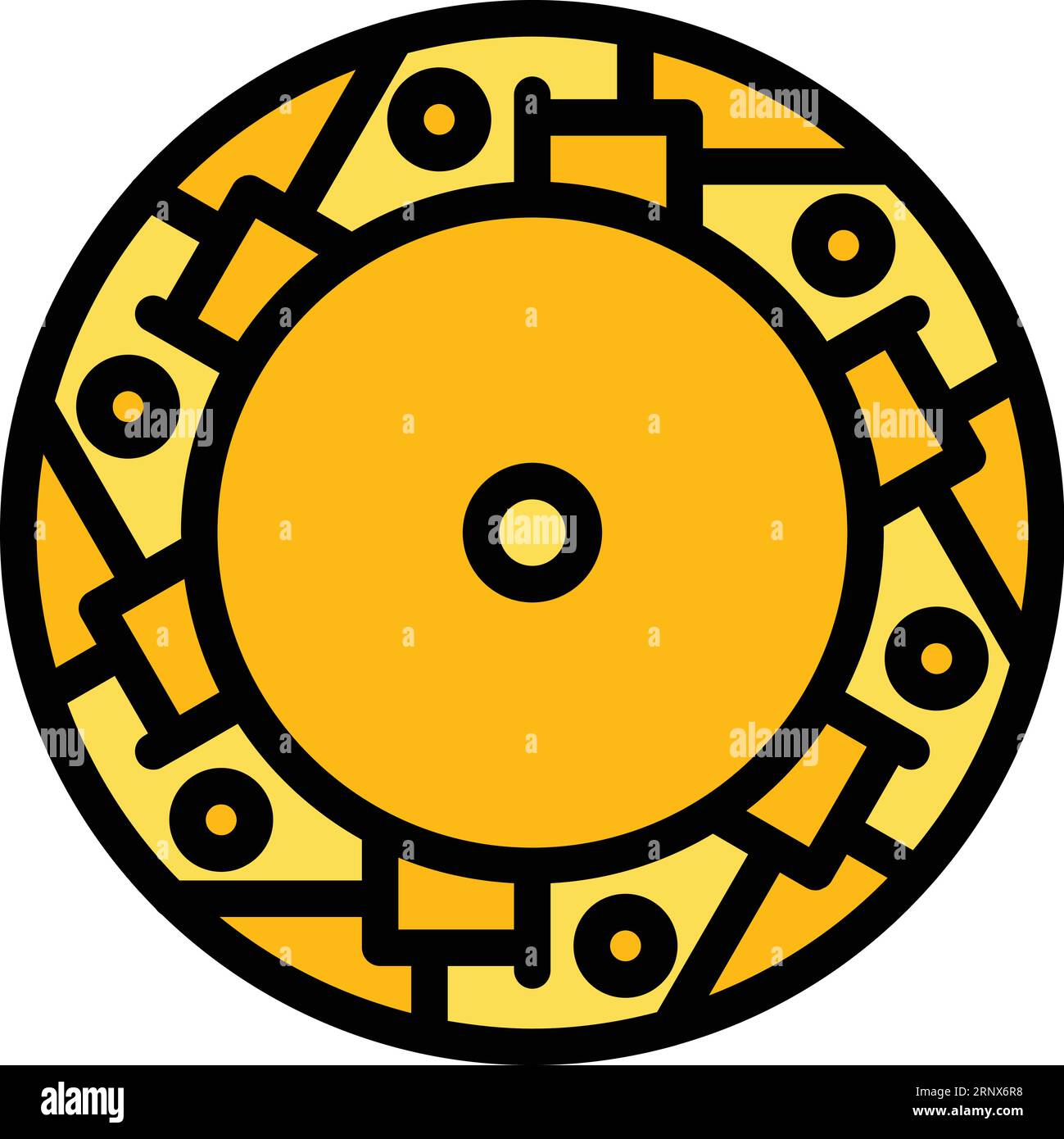 Athens shield icon outline vector. Ancient temple. History pillar color ...