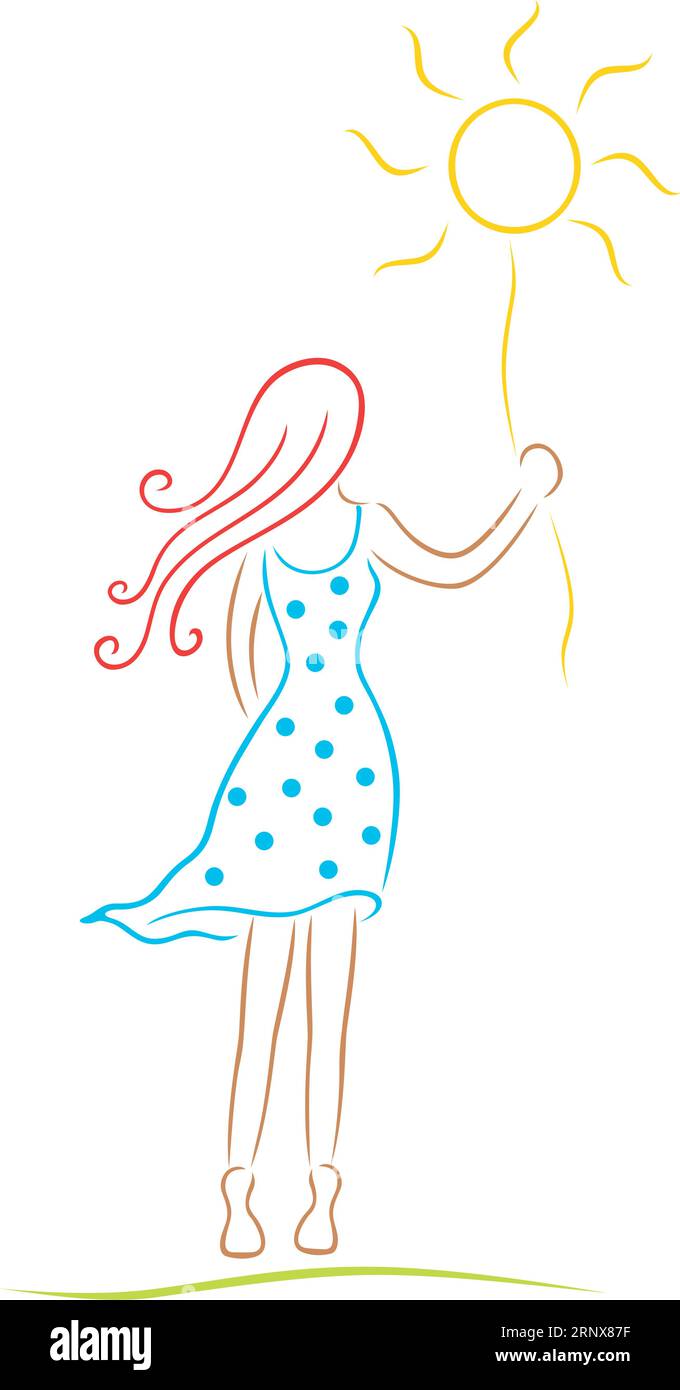 Woman shape illustration Stock Vector Images - Alamy